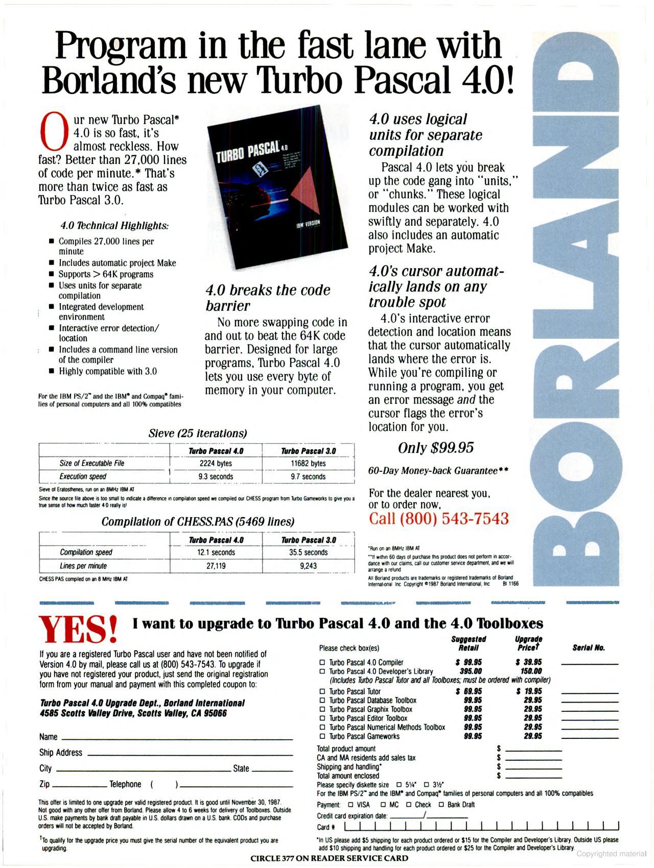 DOS Days - Borland Turbo Pascal