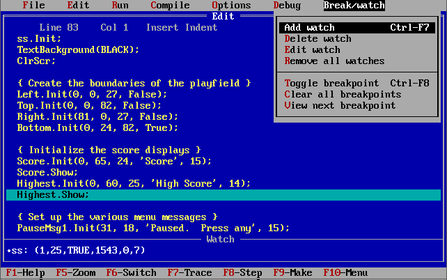 DOS Days - Borland Turbo Pascal