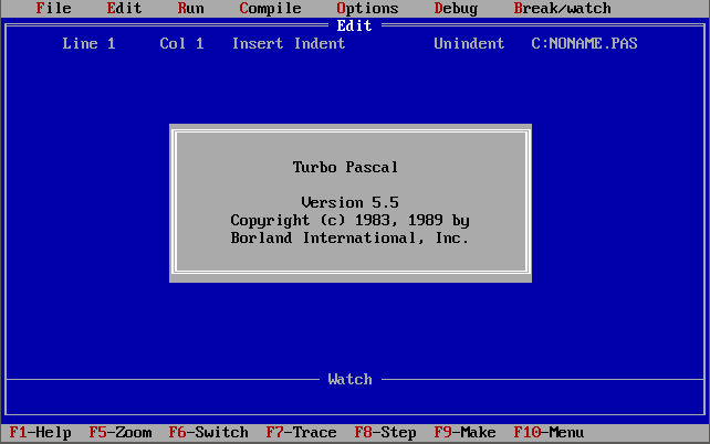 DOS Days - Borland Turbo Pascal