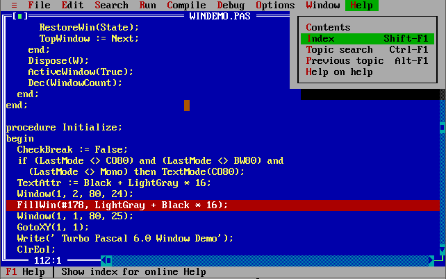 DOS Days - Borland Turbo Pascal