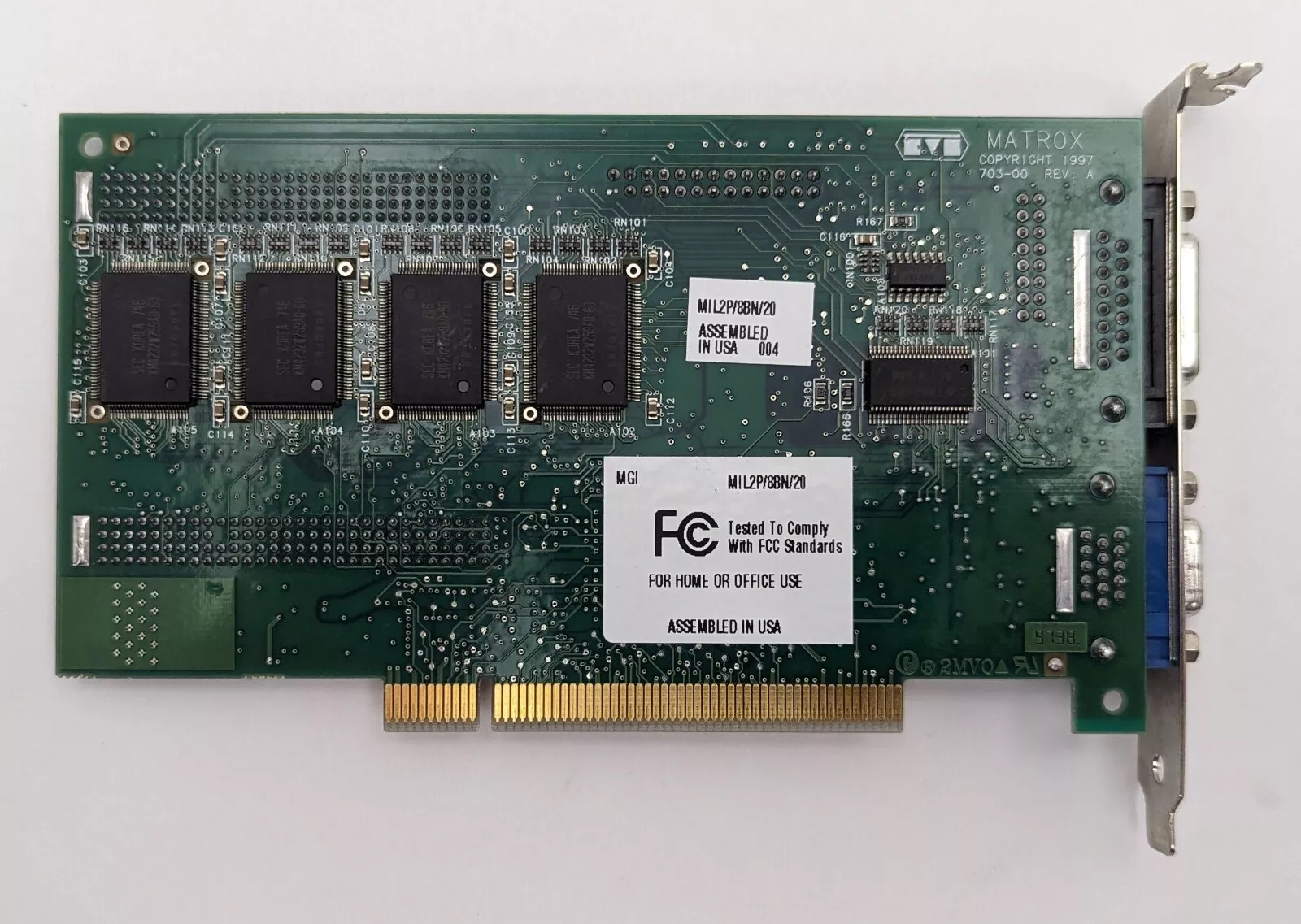 DOS Days - Matrox MGA Millennium II (1997)