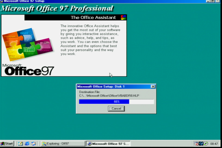 DOS Days - Microsoft Office 97 (1996)