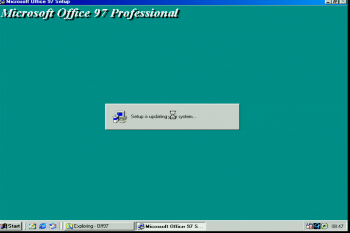 DOS Days - Microsoft Office 97 (1996)