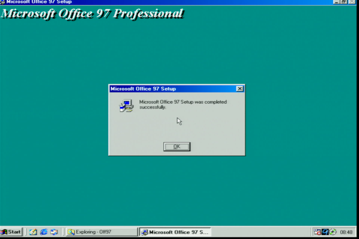 DOS Days - Microsoft Office 97 (1996)