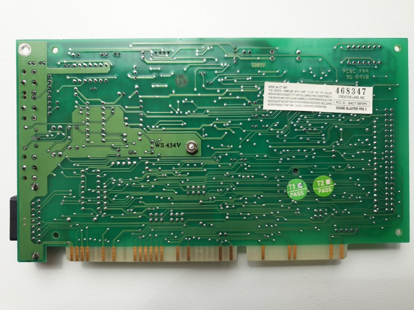 DOS Days - Retro Review: Creative Labs Sound Blaster Pro 2 (CT1600 ...